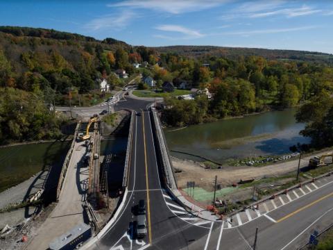 Whitney Point Bridge over Tioughnioga River | Vector Construction ...